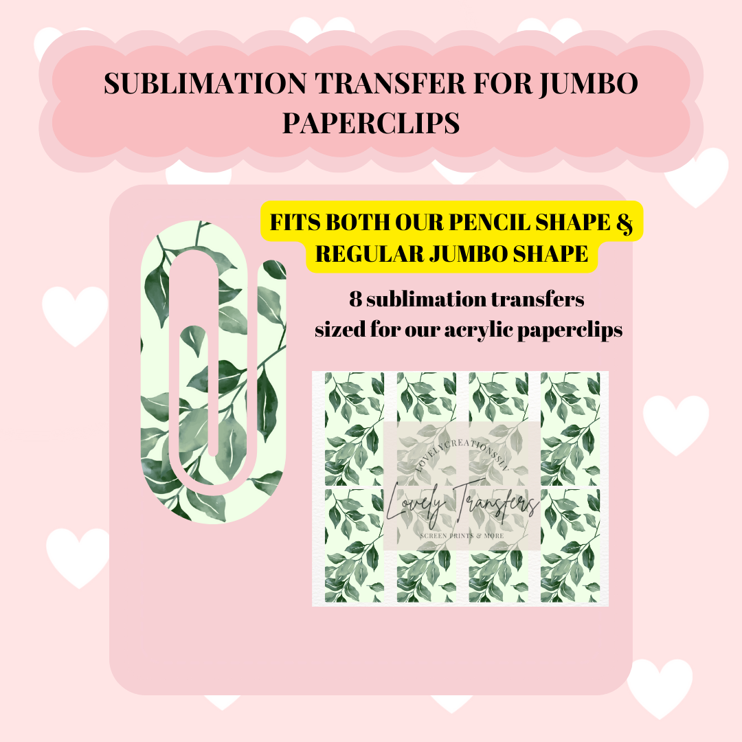 Plants Sublimation Transfer – Lovely Transfers