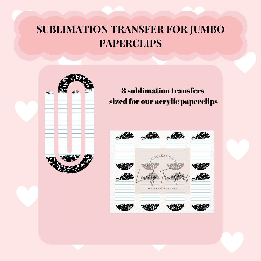 Notebook Sublimation Transfer – Lovely Transfers