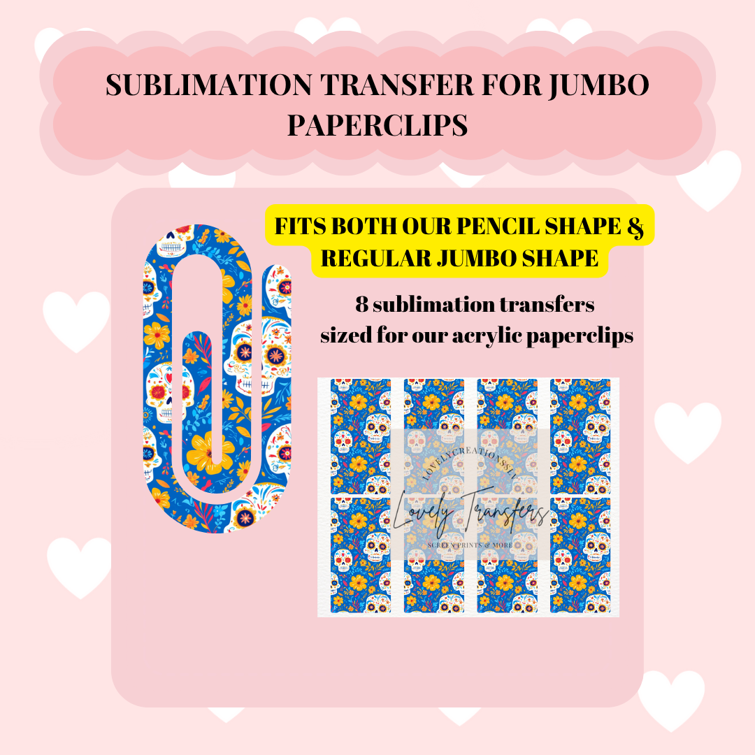 Skull - Sublimation Transfer – Lovely Transfers