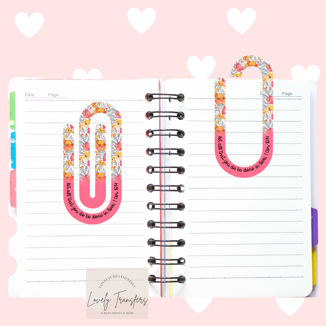 Done In Love Paperclip – Lovely Transfers