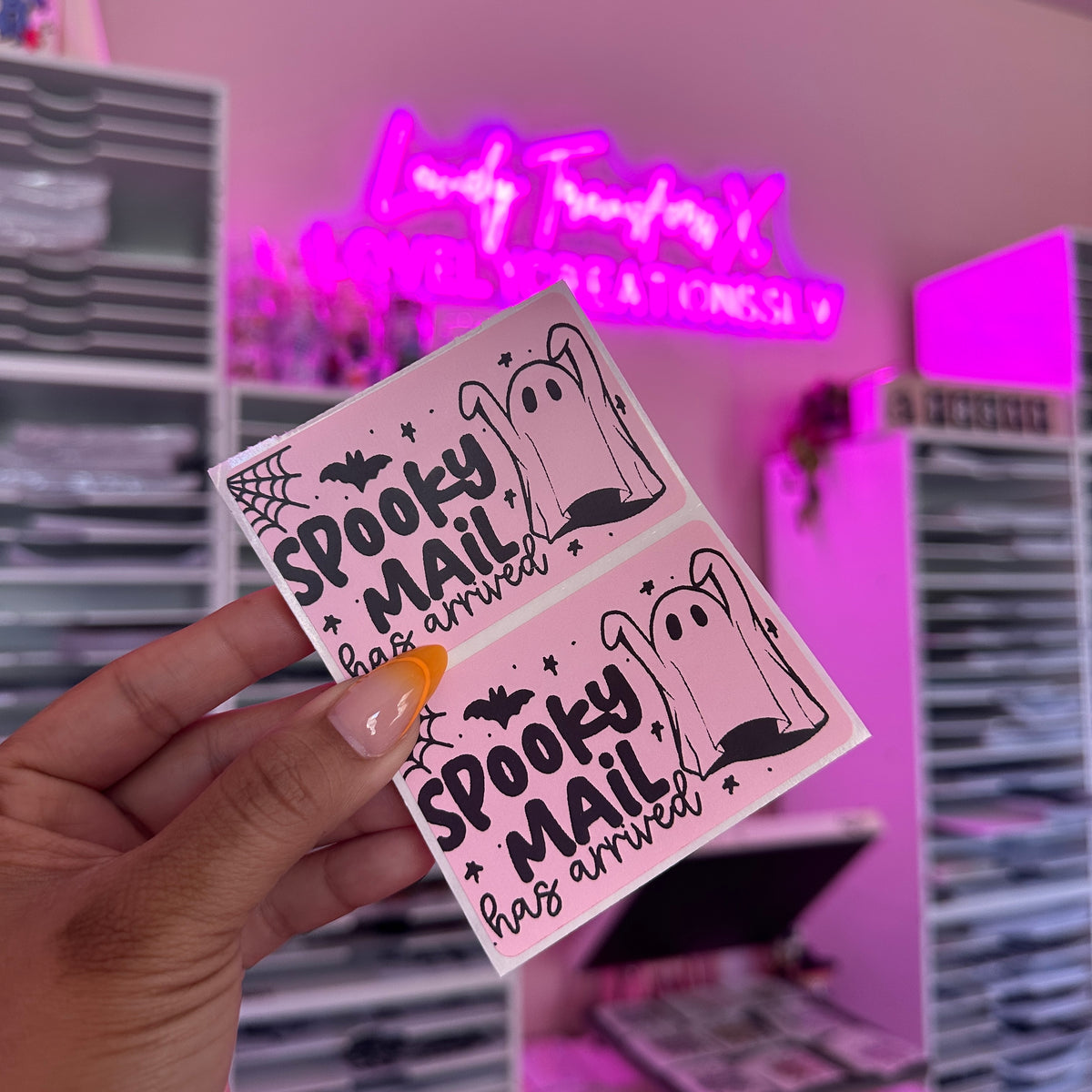 Spooky Mail- 100 Stickers – Lovely Transfers